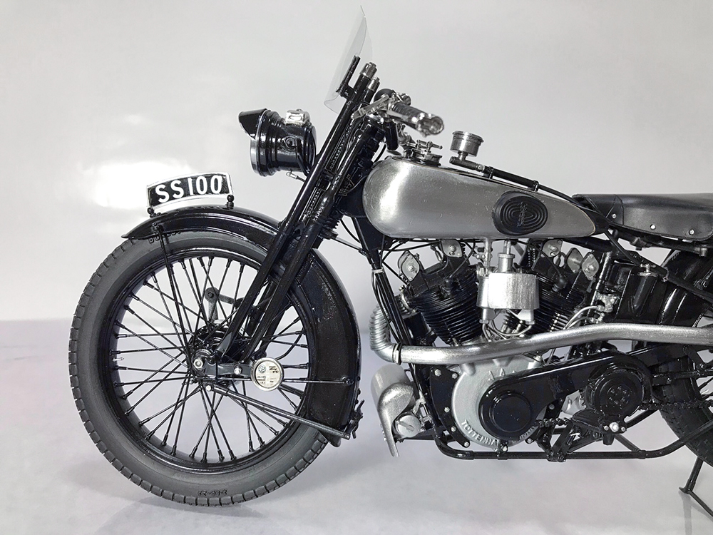 1/9scale Brough Superior SS100 / SS100 [1926] built by Michio Tsukamura