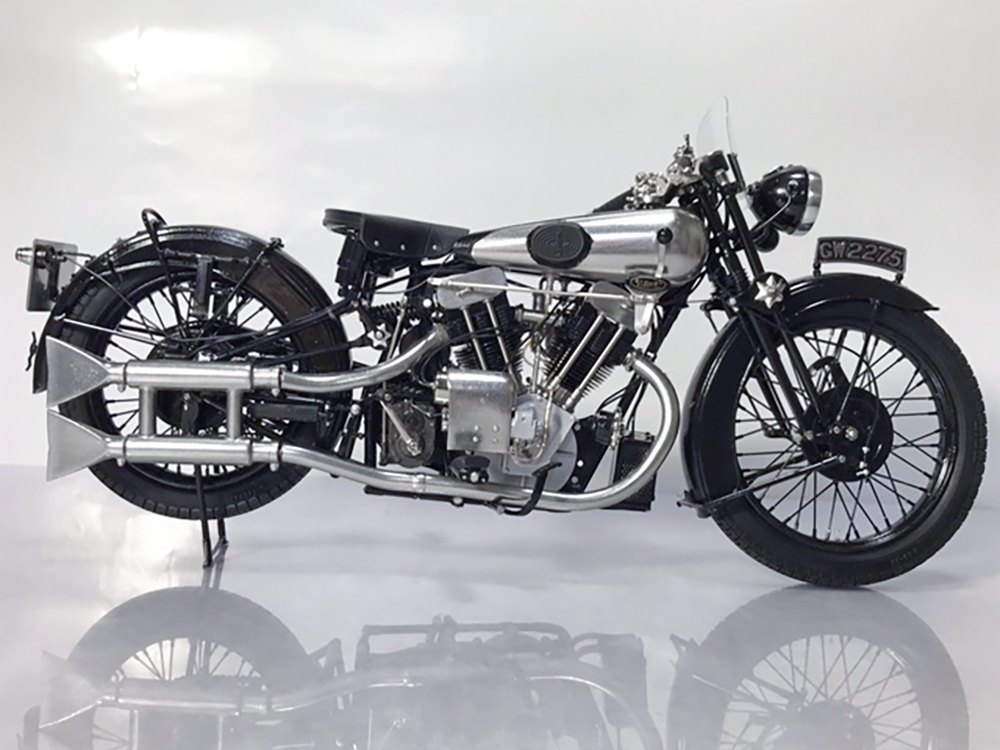 1/9scale Brough Superior SS100 / SS100 [1926] built by Michio Tsukamura